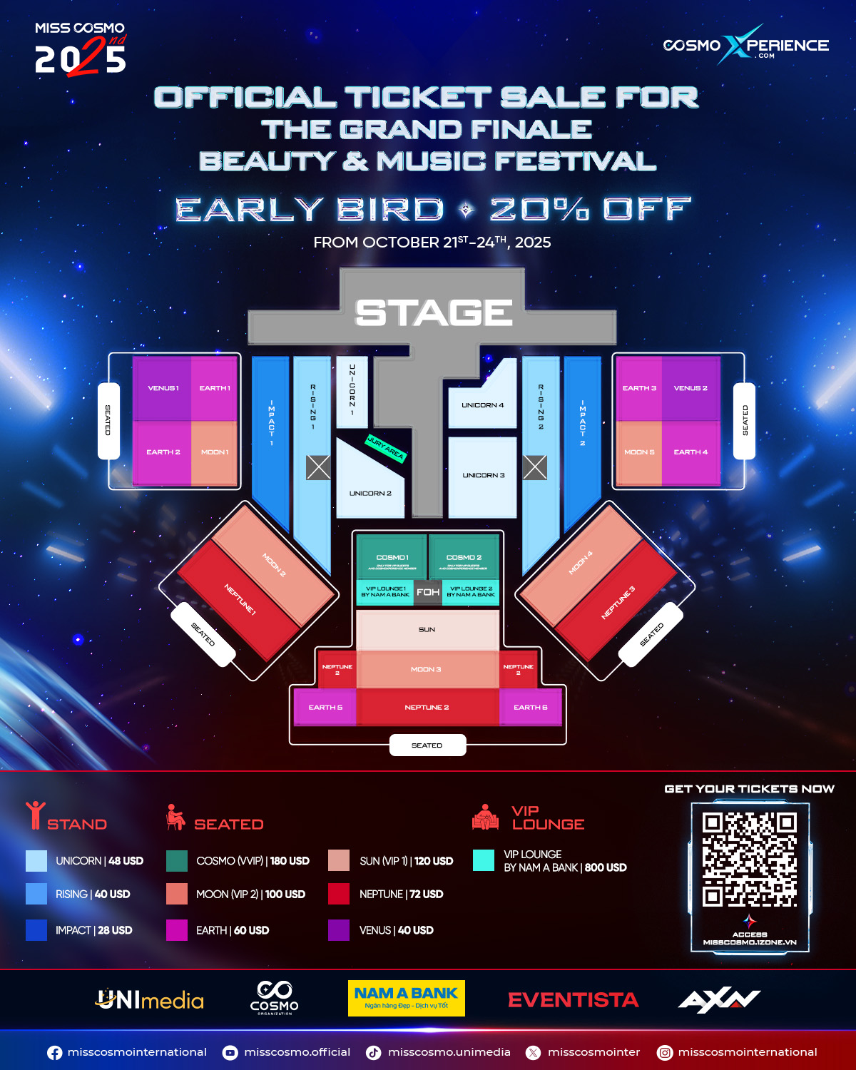 MISS COSMO 2025 OFFICIALLY ANNOUNCES TICKET PRICES FOR THE JURY SESSION AND GRAND FINALE – MISS ...